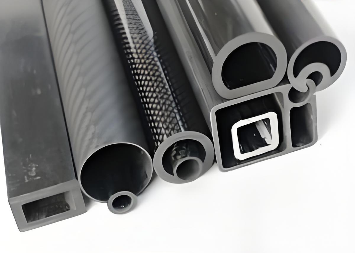 China Various Shape Carbon Composite Material , Special Section Pultrusion Carbon Fiber Tube ...